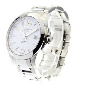 Longines | Accessories | Longines Conquest L36764 Date White Dial ...